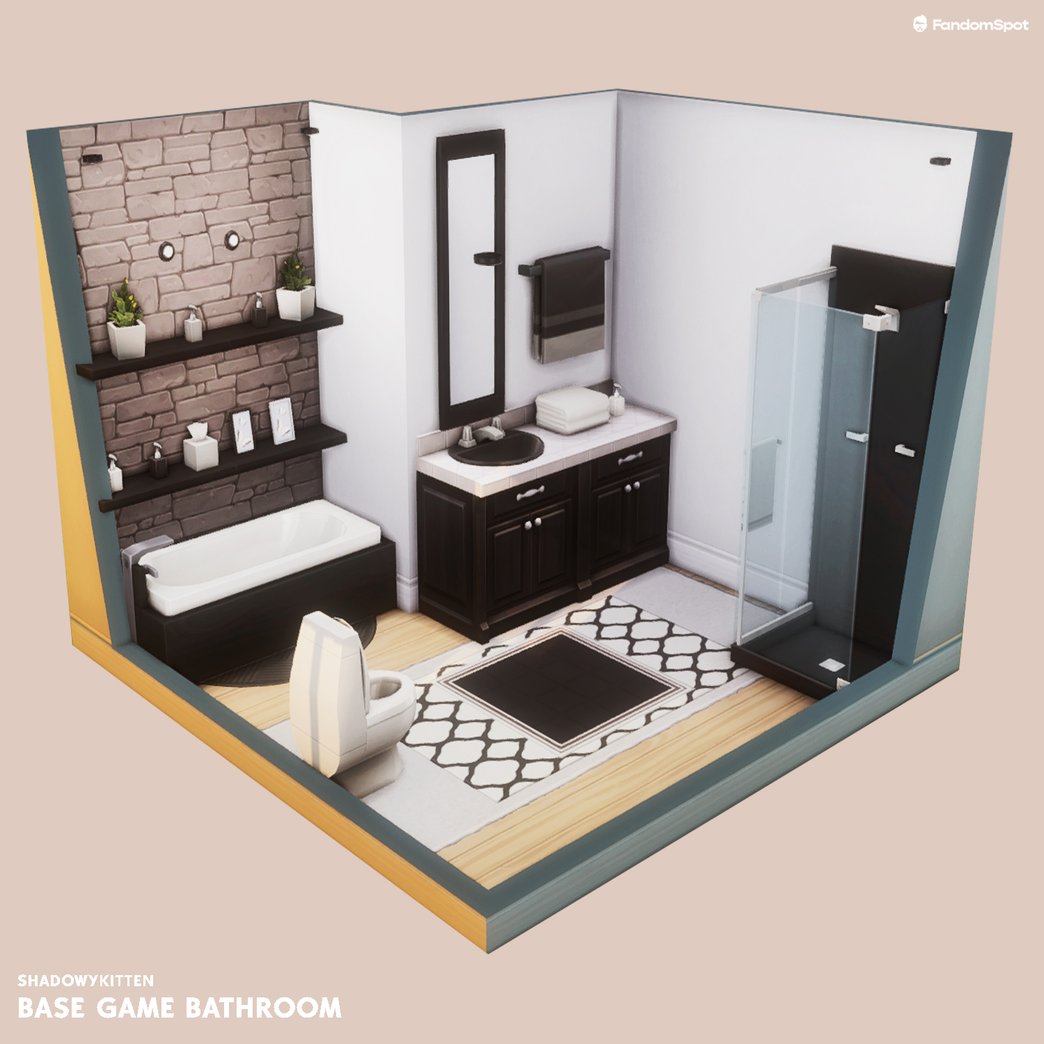 100+ Bathroom Design Ideas for The Sims 4 – FandomSpot