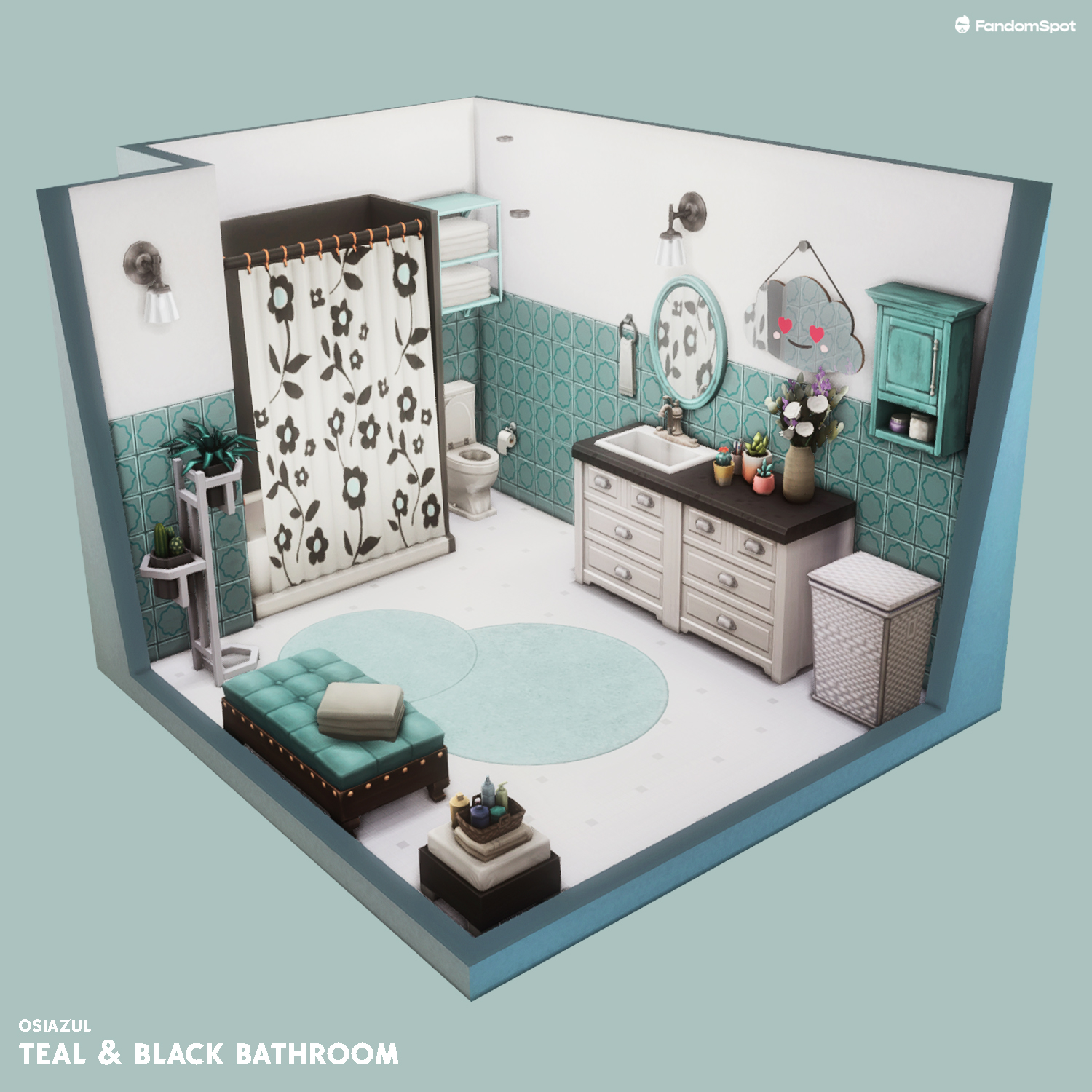 100+ Bathroom Design Ideas for The Sims 4 – FandomSpot