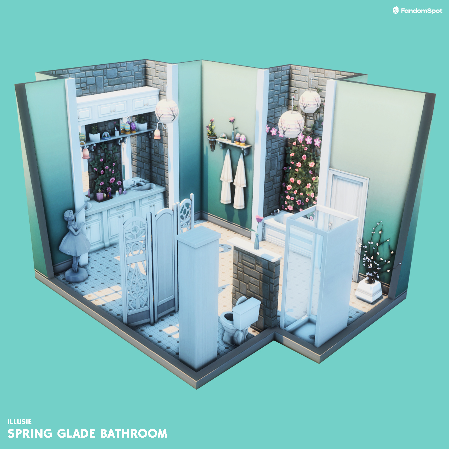 100+ Bathroom Design Ideas for The Sims 4 – FandomSpot