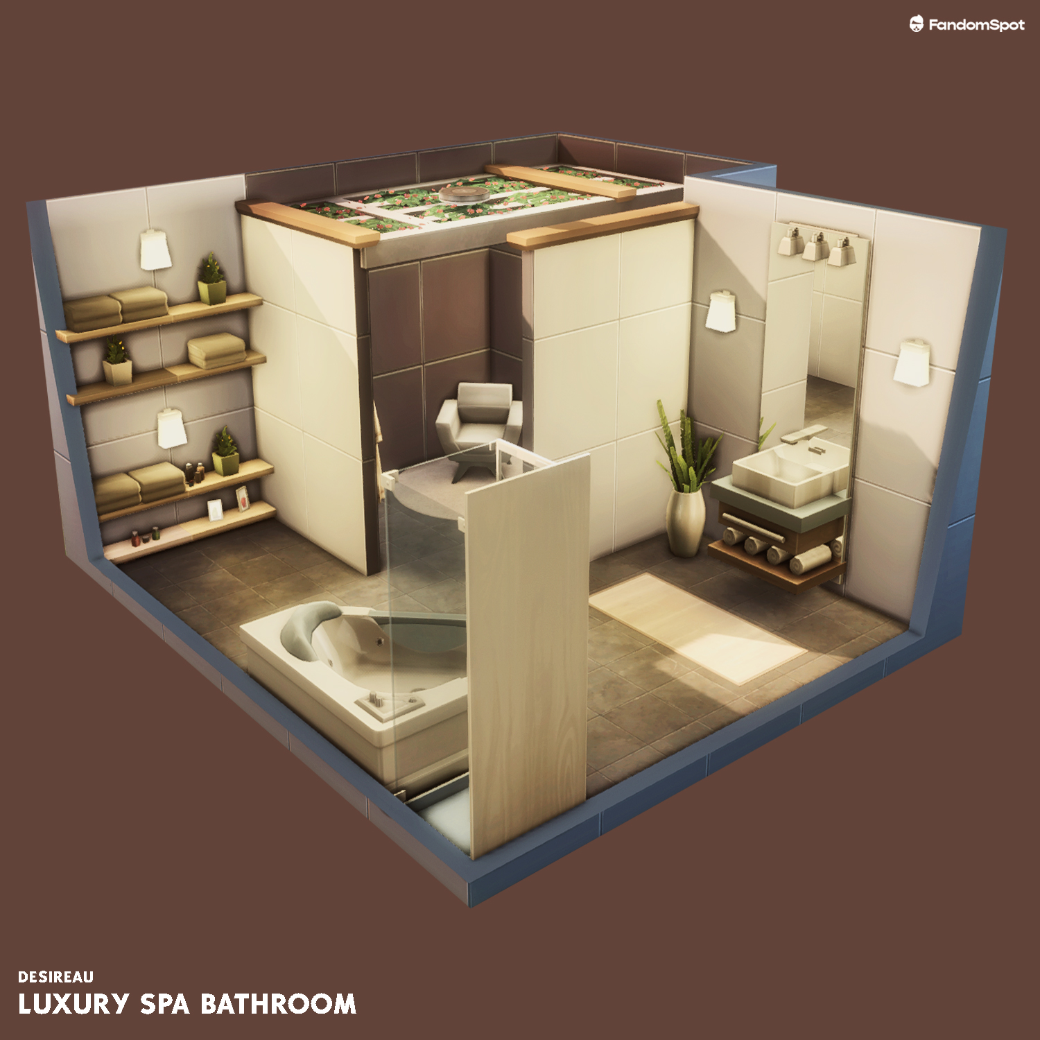 100+ Bathroom Design Ideas for The Sims 4 – FandomSpot