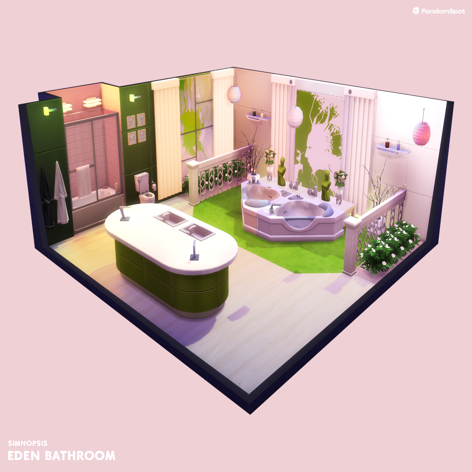 100+ Bathroom Design Ideas for The Sims 4 – FandomSpot