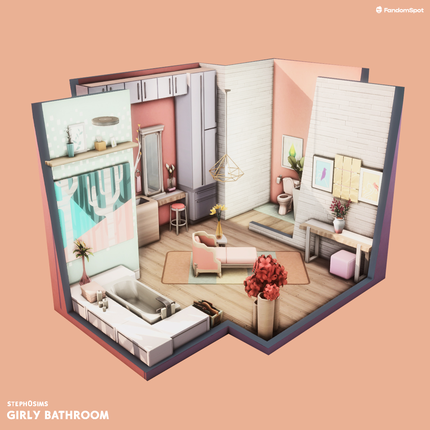 100+ Bathroom Design Ideas for The Sims 4 – FandomSpot