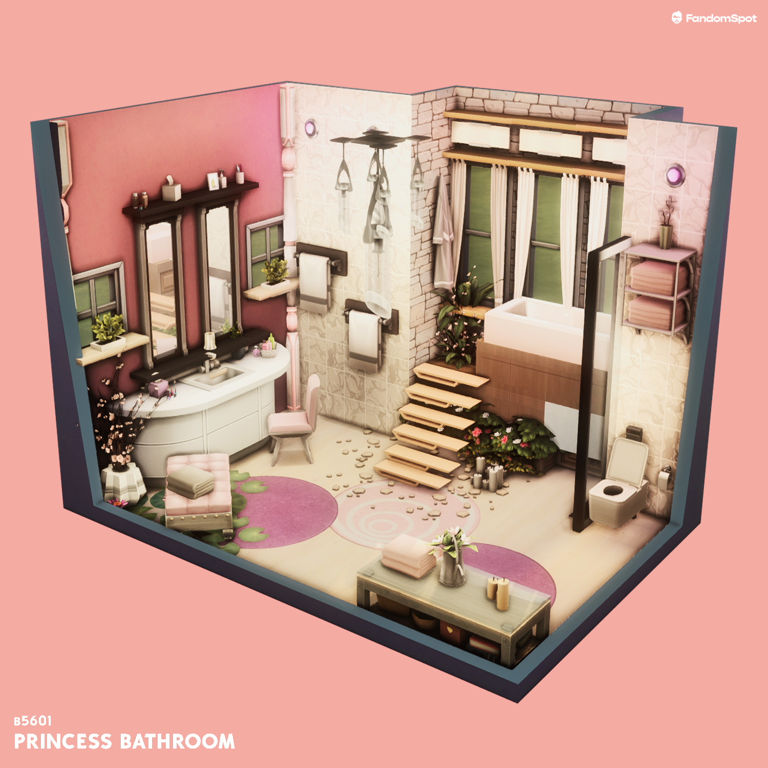 100+ Bathroom Design Ideas for The Sims 4 – FandomSpot